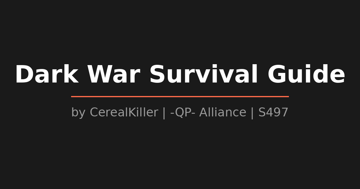 Troop Strategy — One Arm Warrior Doctrine | Dark War Survival Guide